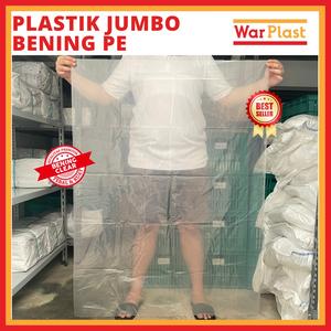 Jual Plastik JUMBO Bening 120x200 | 90x120 TEBAL PE Boneka Laundry ...