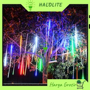 Jual Lampu Meteor LED SMD Rainbow Meteor Hujan 1Set 10Batang 50CM RGB ...