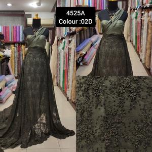 Jual Kain Tile Brokat Bunga Kecil 3D Timbul 4525A Army - Kota Surabaya ...