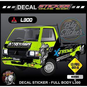 Jual Stiker Mobil Pickup L300 Full Body Decal Print Variasi Xtreme ...