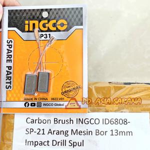 Jual Ready Stock Carbon Brush INGCO ID6808-SP-21 Arang Mesin Bor 13mm ...