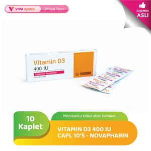 Promo Novapharin Vitamin D3 400 IU (10 Kaplet) - Jakarta Barat - Viva ...