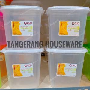 Jual Toples Plastik 2 Liter Food Container Toples Makanan 2000ML Clio ...
