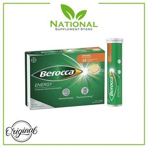 Jual Berocca Energy Vit B & C Orange Flavour Effervescent Tablets 45 ...