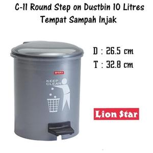 Jual Lion Star Tempat Sampah INJAK BUNDAR 10 LITER C-11 C11 Dustbin - Jakarta Pusat - AINA JAYA ...