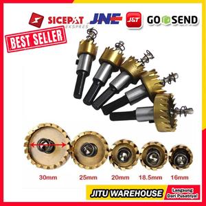 Jual Mata Bor Lubang Hole Saw Kit Pipa Hidroponik Kayu Besi Carbide Tip ...