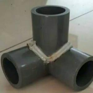 Jual Pipa pvc 3 way uk.1" konektor pipa sambungan pipa rak hidroponik ...