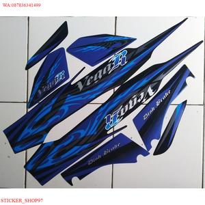 Jual (ORI) stiker striping yamaha vega r 2008 hitam biru - Kota ...