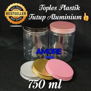 Jual Toples Plastik Tutup Aluminium 750ml-800ml Toples Tabung Jar Cylinder - Jakarta Barat ...