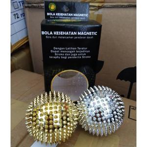 Jual Bola Kesehatan Magnetic/Alat Refleksi tangan 1 dus isi 2 buah bola ...