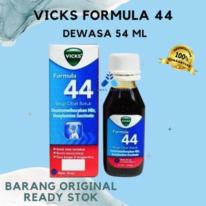 Jual Vicks Formula 44 Antitusif dan Antihistamin 54ml / Obat Batuk ...