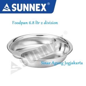 Jual FOODPAN SUNNEX INSERT PEMANAS CHAFING DISH BULAT 6.8LTR SUNNEX ...
