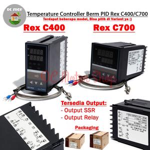 Jual PID REX C400 C-400 C700 Berm Temperature Controller Output SSR ...