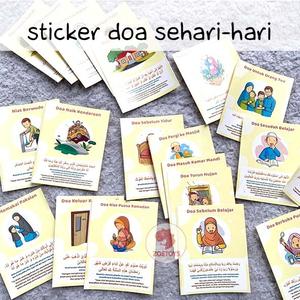Jual shukaku Sticker Doa Sehari-hari Anak | Kumpulan 20 Doa Al-quran ...