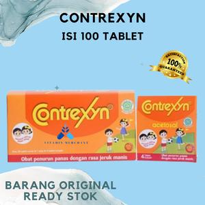 Jual Contrexyn 1 Box (obat penurun panas & kepala pusing anak) - Kota ...
