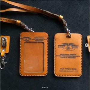 Jual Name Tag Kulit Sapi Asli Bisa Costum NamaLogoSketsa Wajah ...