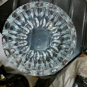 Jual Asbak Kristal Kaca Beling Tebal Berkualitas - BULAT 18 cm ...