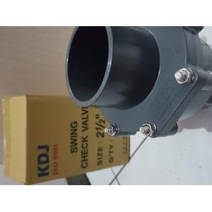 Jual Swing Check Valve atau Checkvalve PVC KDJ 2 1per2 inch atau 2.5 in ...