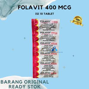 Jual FOLAVIT 400MG 1 STRIPS ISI 10 TABLET - Kota Surabaya - Pharma Mart ...