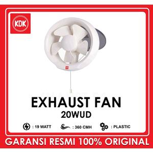 Jual KDK Exhaust Fan Wall 6 inch 20WUD - White Kipas Angin Hisap Low ...