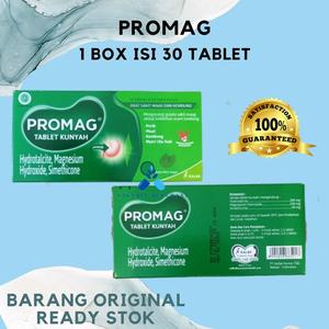 Jual Promag Tablet Obat Sakit Maag dan Kembung 1 box @ 3 Blister - Kota ...