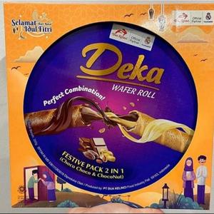 Jual Deka wafer Roll kaleng 350g Edisi Hari Raya - Hampers idul fitri ...