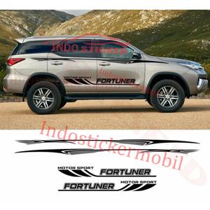 Jual Sticker Toyota Fortuner Stiker Sticker Mobil Fortuner Side Decal ...