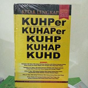 Jual Kitab lengkap KUHPER KUHP KUHAP KUHD referensi penting praktisi ...