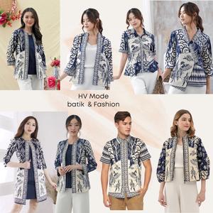 Jual DRES BATIK HT NAVY - KEMEJA PRIA - OUTER BATIK - BLOUSE BATIK ...