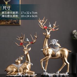 Jual Dekorasi Pajangan Rusa Gold Deer Couple Ornamen Statue Decoration ...