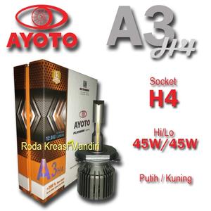 Jual Lampu Depan Headlight Headlamp Mobil Truck LED 45 Watt AYOTO A3 H4 ...