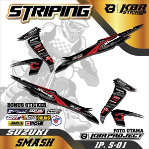 Jual TERLARIS (COD) SMASH STICKER STRIPING MOTOR HONDA SMAH DESIGN ...