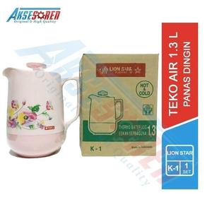 Jual Thermo Water Jug Lion Star [1.3L] / Teko Termos Air Minum Panas Dingin - Biru, 1.3 Liter ...