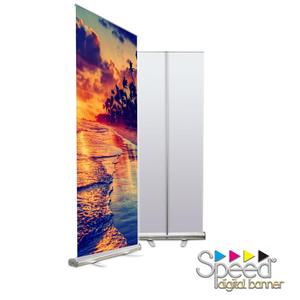 Promo ROLL UP BANNER Uper 60X160 Ukuran Cm Allumunium Roll Moving Roll ...