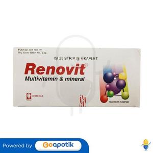 Jual RENOVIT BOX 100 KAPLET - Jakarta Utara - Apotek MD Farma | Tokopedia