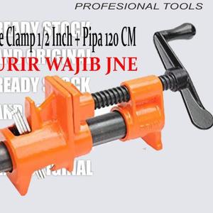 Jual Pipe Clamp Fixture F Clamp Bar Clamp 12 Inch Pipa 120 CM - Jakarta ...