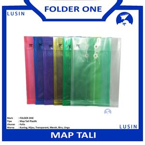 Jual FOLDER ONE - Map Tali Plastik Tempat Menyimpan Dokumumen -1 Lusin ...