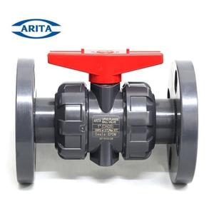 Jual TERBAIK ARITA TRUE UNION BALL VALVE UPVC FLANGE JIS 10K 4 inch ...