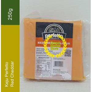 Jual Keju Perfetto Red Cheddar Cheese 250g Keju Merah Olahan 250 g ...