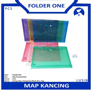 Jual FOLDER ONE - Map Kancing Plastik Tempat Menyimpan Dokumen - Lusin ...