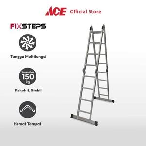 Jual ACE - Fixsteps Tangga Lipat Aluminium Multifungsi 4x4 Mtr - Kota ...