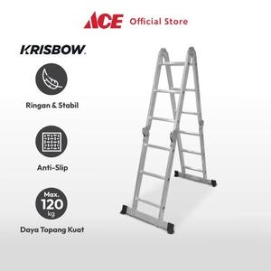 Jual ACE - Krisbow 3.3 Mtr Tangga Lipat Aluminium Multifungsi 4x3 Step ...