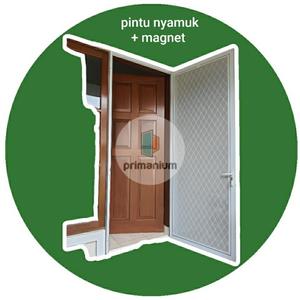 Jual Pintu Expanda dengan Kawat Nyamuk Aluminium COATING - Putih - Kota ...