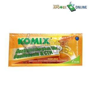 Jual KOMIX G JAHE 1 SACHETS 7 ML/ PEREDA BATUK KERING BERDAHAK - Kab ...