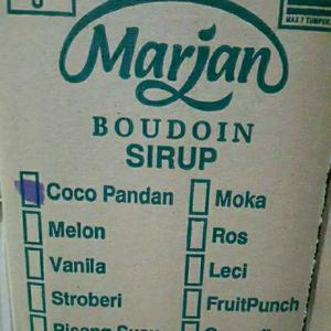 Jual Sirup (1 Dus) Sirup Marjan Boudoin Isi 12 460 Ml Grosir Syrup ...