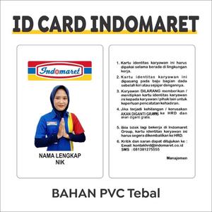 Jual Terlaris ID CARD INDOMARET / ALFAMART / ID CARD BUMN / ID CARD ...