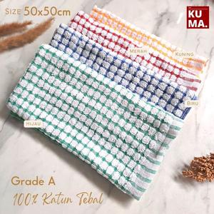 Jual Kain Lap Dapur 50x50cm Grade A Tebal Katun Motif Kotak Aesthetic ...