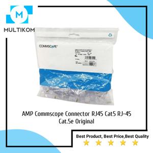 Jual AMP Commscope Connector RJ45 Cat5 RJ-45 Cat.5e Original - Kab ...