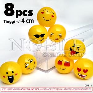 Jual Emoticon Smile Emoji Ball Figure Ekspresi Karakter Smiley Emotikon ...