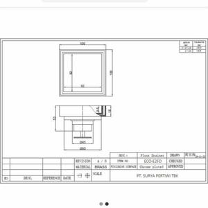 Jual TOTO ECO E2FD DELUXE FLOOR DRAIN / SMART FLOOR DRAIN - Kota ...